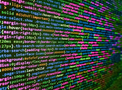 Program Development Concept Javascript Code In Bracket Software Stock Photo Image Of Data