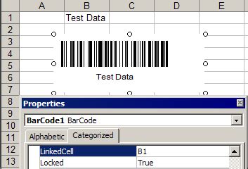 Generating Barcodes With The ActiveX Control In Microsoft Excel
