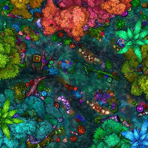 Candy Fey Forest Battlemap R Battlemaps