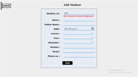 GitHub Hemant Singh LIBRARY MANAGEMENT SYSTEM