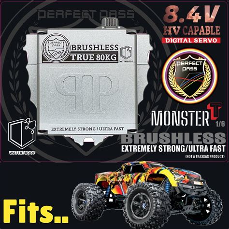 Perfect Pass Monster T Servo For Traxxas Rc Cars Fit Traxxas X Maxx