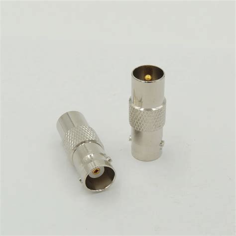 100X BNC Female Jack To IEC PAL DVB T TV Male Plug RF Adapter Connector In Connectors From