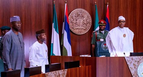 Buhari Presides Over First FEC Meeting After London Trip Channels