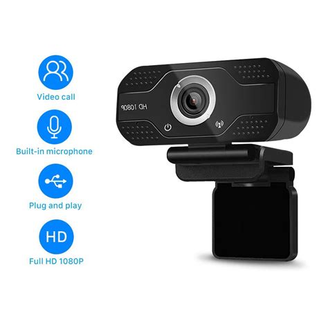 【1 Year Warranty】ANBIUX Webcam 1080P 130° Wide Angle HD Usb Wecam with ...
