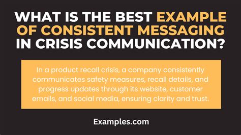 19 Consistent Messaging In Crisis Communication Examples