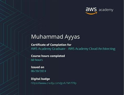 muhammad ayyas on linkedin aws cloudcomputing cloudarchitect certification upskilling