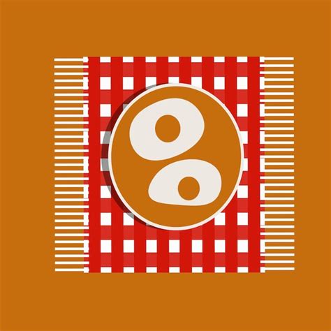 계란 후라이 벡터 이미지 디자인 프리미엄 벡터