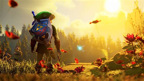 Fan Makes 4k Unreal Engine 5 Version Of Ocarina Of Times Lake Hylia