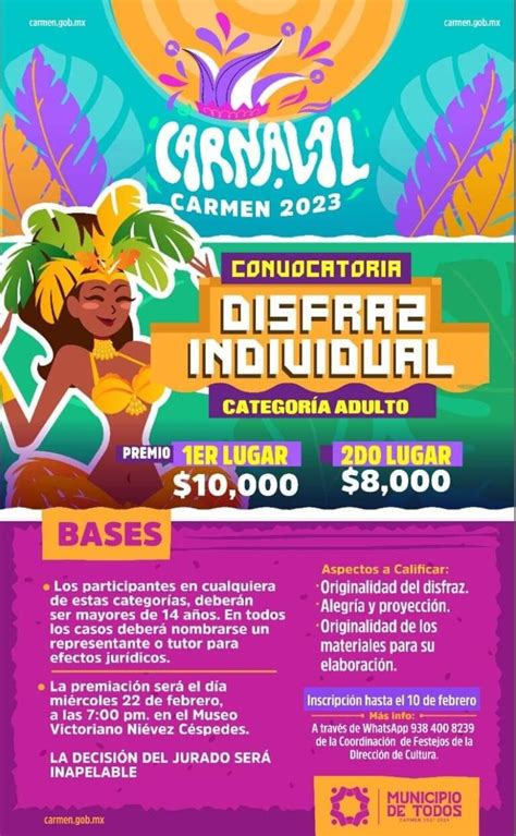 Carnaval de Ciudad del Carmen 2023 Ferias de México