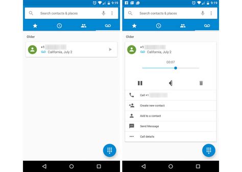 Android M Feature Voicemail Tab In Dialer App Listen To Your