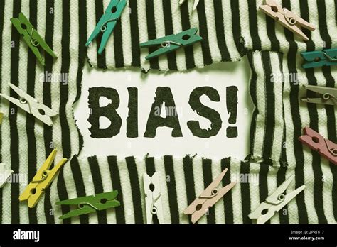 Text Sign Showing Bias Conceptual Photo A Flat Surface On Which Outdoor Advertisements Are