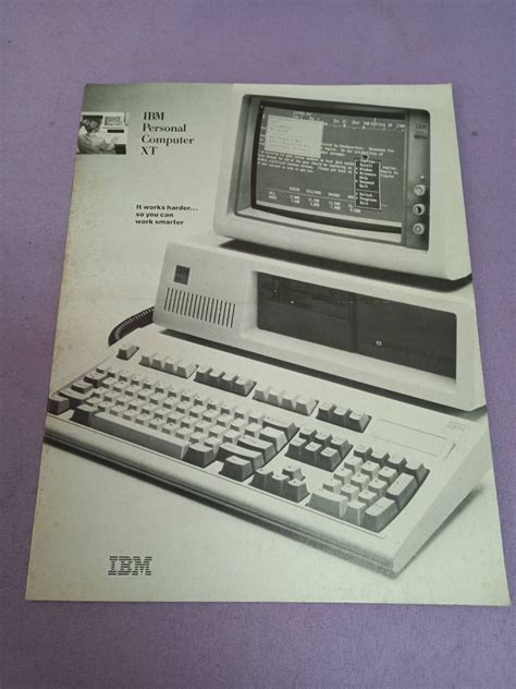 IBM 電腦廣告單張 IBM Personal Computer XT Catalogue 懷舊紙品 興趣及遊戲 書本 文具 雜誌及其他 Carousell