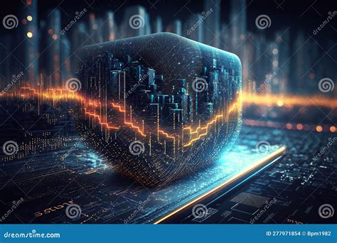 Big Data Connection Technology Cityscape Telecommunication And Communication Network Concept