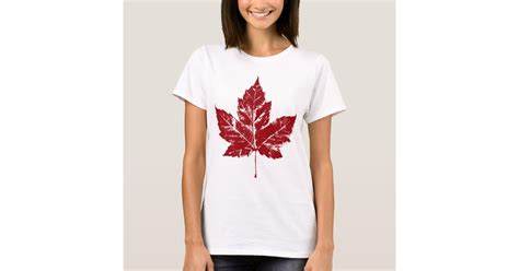 Das Kanada T Shirt Kanada Ahorn Blatt Shirt Der T Shirt Zazzlede