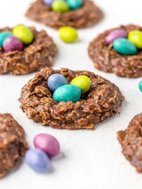 No Bake Birds Nest Cookies Entirely Elizabeth