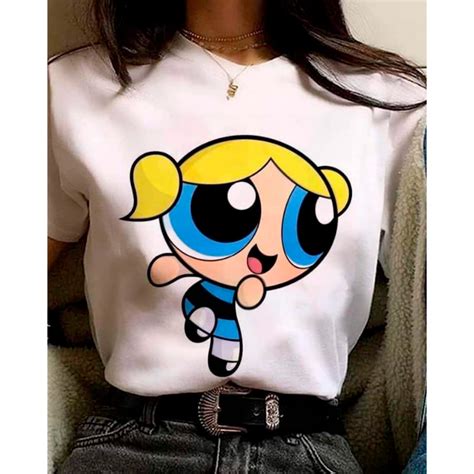 Camiseta Feminina Lindinha Meninas Super Poderosas Shopee Brasil