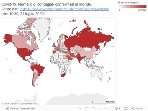 Numero Totale Di Contagiati Da Covid 19 Nel Mondo Al 21 Luglio 2020