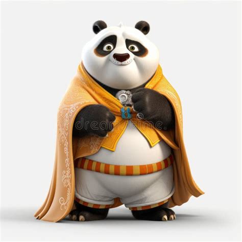 3d Rendered Pandas In Indian Pop Culture Style Photorealistic