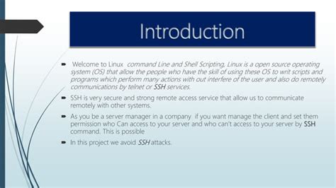 avoid from ssh attacks ppt
