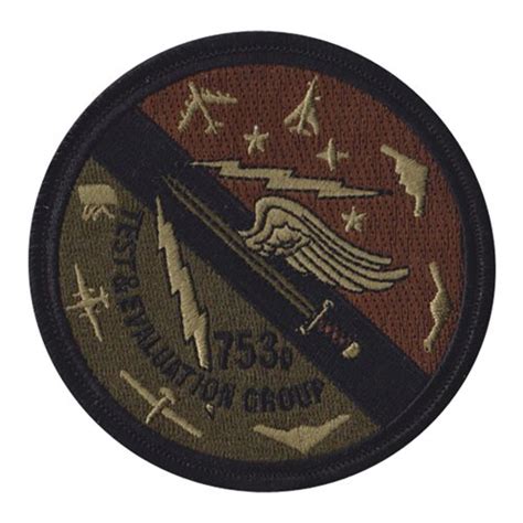 753 Teg Custom Patches 753rd Test And Evaluation Group Patch
