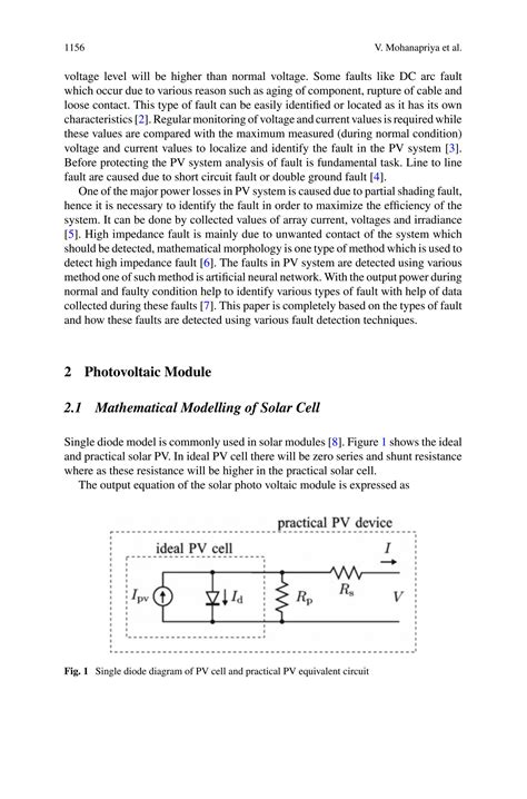 solution classification and detection techniques of fault in solar pv