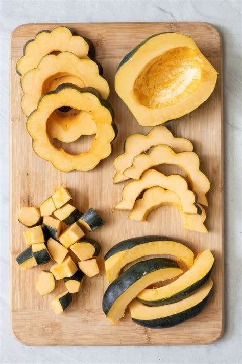 How To Cut Acorn Squash {5 Ways} Feel Good Foodie