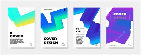 Premium Vector Set Of Dynamic Abstract Fluid Colorful Gradient Background Design Template