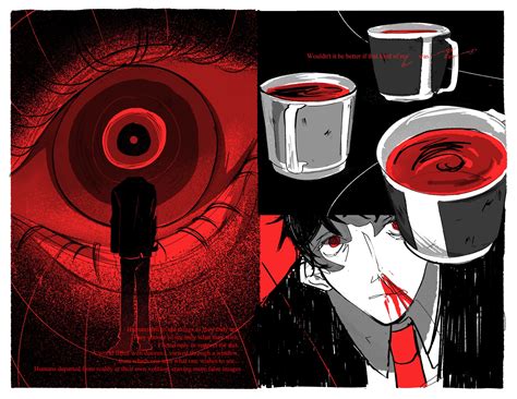 Sijia Jd Vlp Adachi Tooru Persona Persona Highres Boy Ambiguous Red Liquid Black