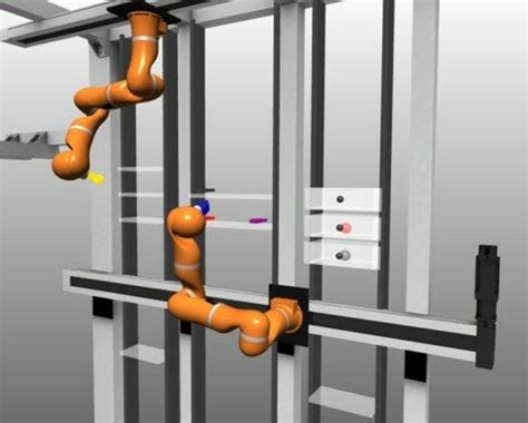 Robot Scenario With Two Lightweight Robots Mounted On Linear Axes Download Scientific Diagram
