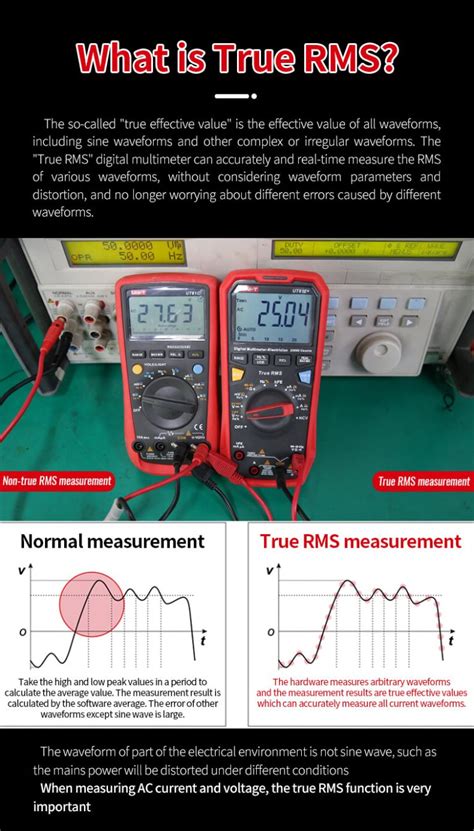 Uni T Ut61e Ut61e Plus Digital Multimeter 1000v 22000 Counts Auto Range True Rms Ncv Hfe Ac Dc