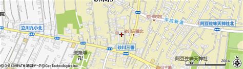 東京都立川市砂川町3丁目3の地図 住所一覧検索｜地図マピオン
