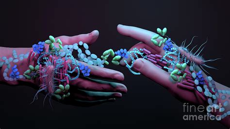 Spreading Germs Photograph By Design Cells Science Photo Library Pixels