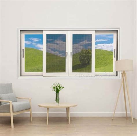 Best Thermal Break Double Glazed Aluminum Alloy 4 Panel Sliding Glass