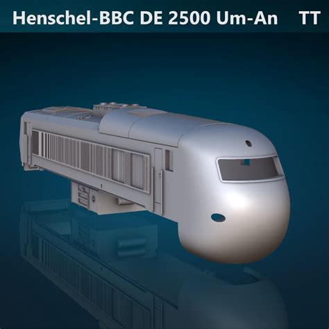 STL File Henschel BBC DE 2500 Um An TT 3D Printing Template To