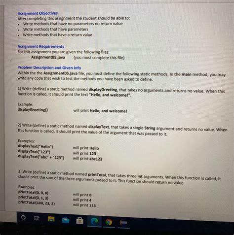 Solved Assignment Objectives After Completing This