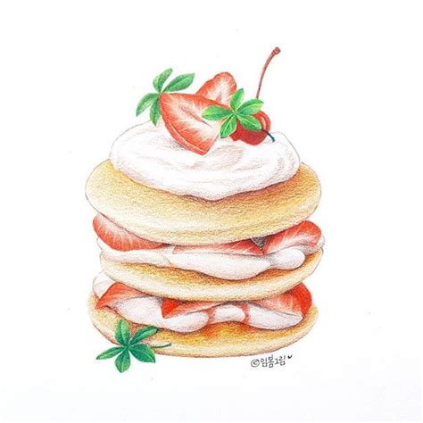 임봄손그림 😀 달다구리 디저트와 시원상큼 음료한모금 Lovelylimbom2 • Instagram Photos And Videos Food