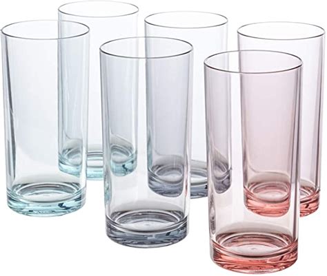 Us Acrylic Classic 16 Ounce Premium Quality Plastic Water Tumblers In