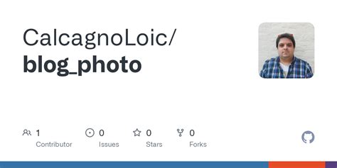 GitHub CalcagnoLoic Blog Photo