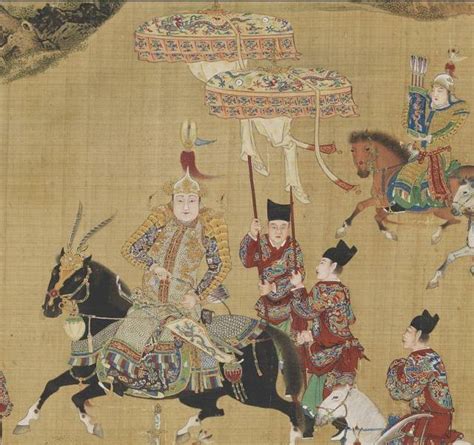 万历出巡图 三出巡图 出巡图 大山谷图库