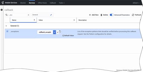 Documentation CLBCK UG CallbackExceptions Genesys Documentation