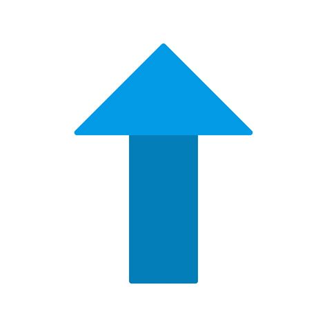 Vector Up Arrow Icon 589879 Vector Art At Vecteezy