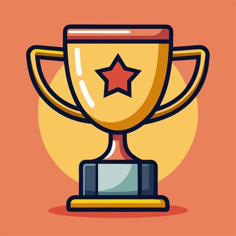 Trophy Clip Art Vector Illustration Design Premium Ai Generated Vector