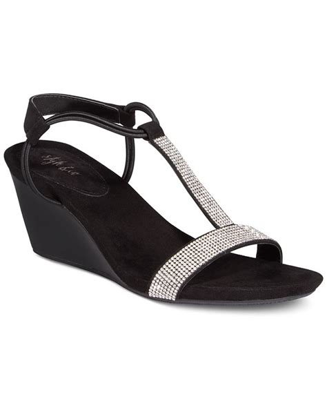 Style And Co Mulan Embellished Wedge Sandals Created Macys And Reviews