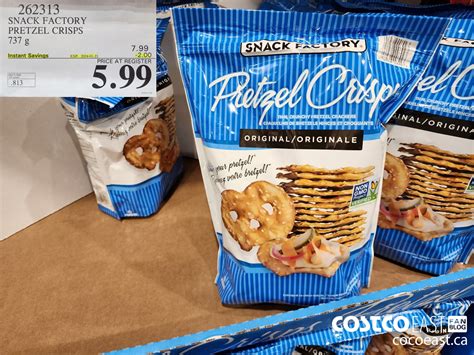 262313 The Snack Factory Pretzel Crisps 737 G 2 00 Instant Savings