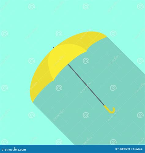 Yellow Umbrella Icon Stock Vector Illustration Of Business 139807391