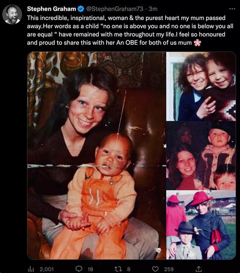 Stephen Graham Dedicates Obe To Mum Who Has Passed Away News Ladbible