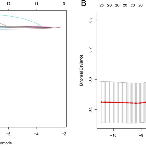 predictor feature selection using the lasso logistic regression model