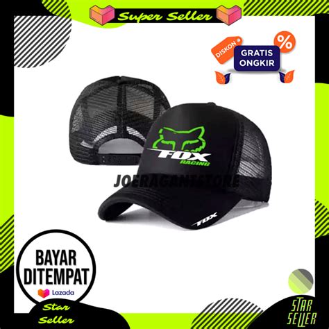 Topi Trucker Jaring Fox Racing Tic Lazada Indonesia