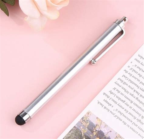 Стилус универсальный для всех типов экранов/Stylus Pen/ (серебристый ...