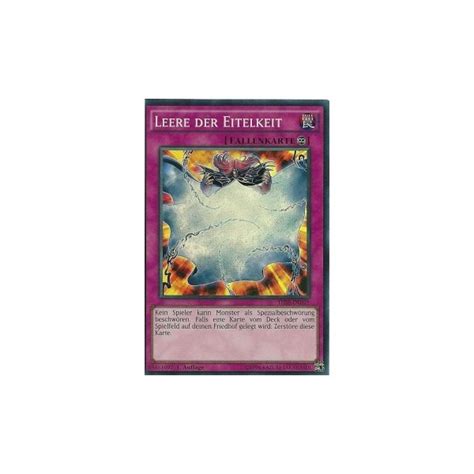Leere Der Eitelkeit Stbl De076 Yugioh Gate To The Games